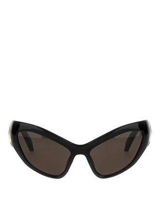 Balenciaga Lunettes De Soleil - Noir