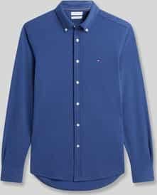 Tommy Hilfiger Slim Fit Freizeithemd mit Logo-Stickerei