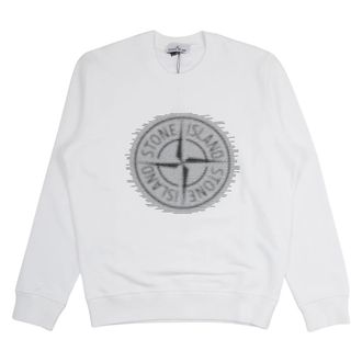 Stone Island Homme, Sweatshirts et sweats &agrave; capuche, Blanc, Taille: 2XL SweaT-shirts
