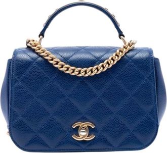Chanel Sac bandouli&egrave;re Carry Around Pre-owned - Femme - Pre-owned - Bleu - Taille: ONE Size