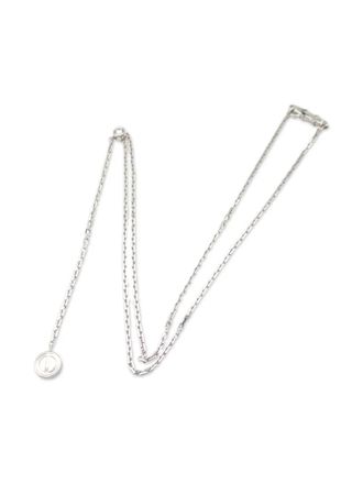 Cartier collier Love en or blanc 18ct pavé de diamants (années 2010) - Argent