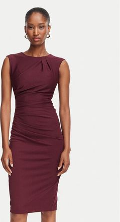 Rinascimento Rinascimento Coctailkleid CFC0130273003 Dunkelrot Slim Fit