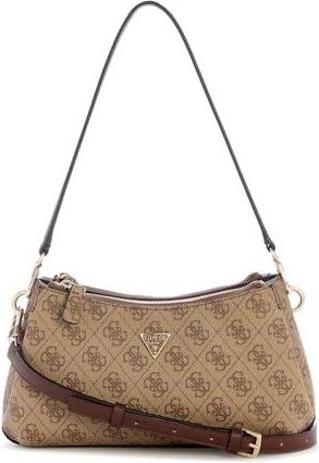 Guess sac &agrave; &eacute;paule bandouli&egrave;re Noelle II Tri Compartment Shoulder Crossbody Bag Latte Logo/Brown brun
