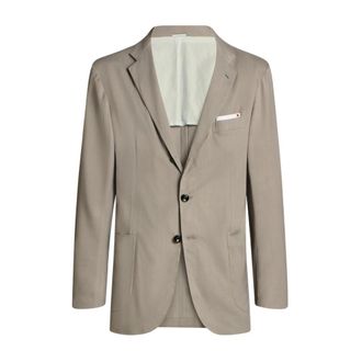 Kiton Kaschmir-Sakko mit Einreiher - - Jackets - Herren - Grau - XL