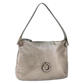 Ferragamo Pre-owned Ledertasche - - Pre-owned - Damen - Grau - ONE SIZE