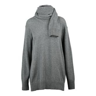 Stella McCartney Femme, Pulls, Gris, Taille: 40 FR Pull en M&eacute;lange Cachemire Laine