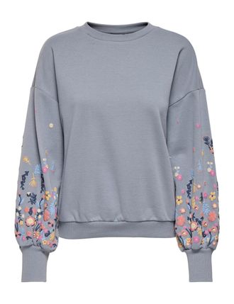 Only Onlbrooke L/S O-Neck Flower SWT Noos