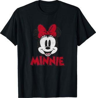 Disney Minnie Mouse Big Red Bow With Name T-Shirt