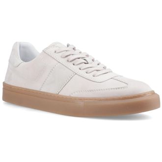 Hush Puppies Riley Wildleder Herren Wei&szlig; Sneakers