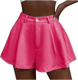 Generic Short Vetement Cuir Simili Jupe Surf Basketball Peau Confortable Souple Toile Extensible Survetement Pantacourt Fete Sportswear Rouille Tres Destockag