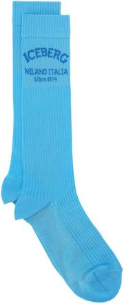 Iceberg Femme, Sous-v&ecirc;tements, Bleu, Taille: ONE Size Chaussettes Techniques en Viscose