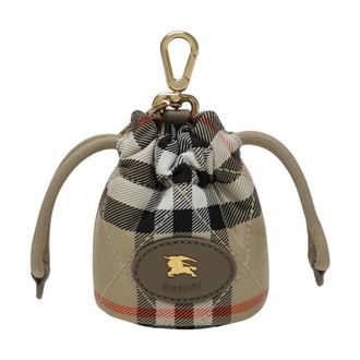 Burberry Charms de Sac Sabot Burberry Check - Femme - Accessoires - Beige - Taille: ONE Size