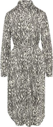 QS by s.Oliver Midikleid Kleid Langes Kleid mit All-Over-Print