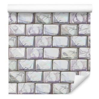 OEM Carta Da Parati Effetto Mattone Chiaro Per Soggiorno E Camera Da Letto, 50x1000 Cm