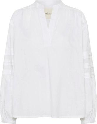 Part Two Femme, Blouses et Chemises, Blanc, Taille: 36 FR Blouses