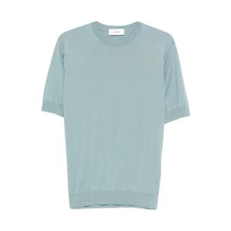 Lardini T-Shirt mit Rundhalsausschnitt - - Tops - Herren - Blau - L
