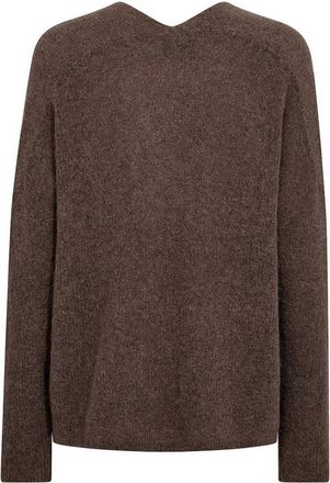 Mos Mosh Strickpullover MOS MOSH Pullover THORA mit Alpaka - Falcon