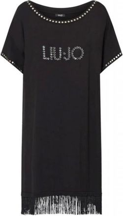 Liu Jo Femme, Robes, Noir, Taille: 40 FR Robe de Plage Quotidienne