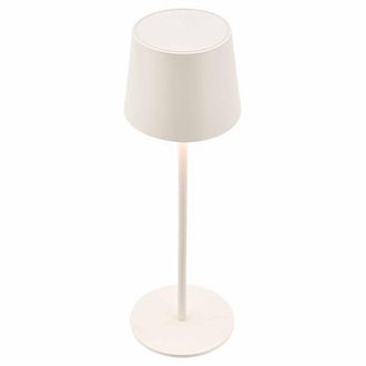 Briloner Lampe de table LED sans fil IP44 avec commande tactile, intensit&eacute; variable, batterie et source lumineuse interchangeables, lampe de chevet, lecture, c