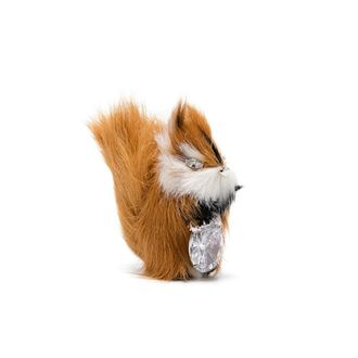 Yvmin Fox Kristallverzierte Ohrringe - - Accessories - Damen - Braun - ONE SIZE