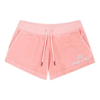 Juicy Couture Femme, Shorts, Rose, Taille: 38 FR Script Velour Shorts
