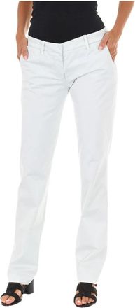 Met Straight Hosen - - Trousers - Damen - Wei&szlig; - W26