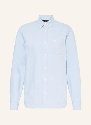 Fred Perry Hemd Regular Fit blau