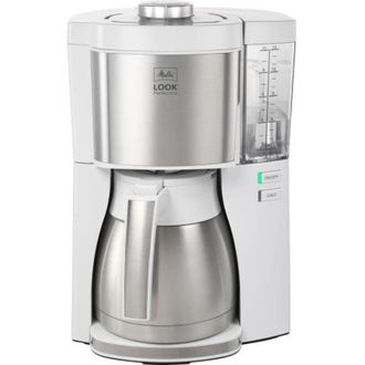 MELITTA Machine a caf&eacute; Look v Therm Perfection 1025-15 Blanc/Acier Bross&eacute;