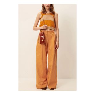 Sessun Pantalon Rayures Coton Provencia Sess&ugrave;n