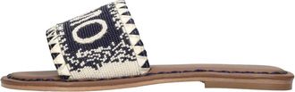 De Siena shoes Femme, Chaussures, Multicolore, Taille: 39 EU 190C Mules en cuir avec perles et raphia