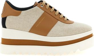 Stella McCartney Femme, Chaussures, Beige, Taille: 37 1/2 EU Sneak-Elyse Baskets