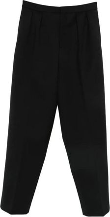 Jacquemus Homme, Pantalons, Noir, Taille: L The Citta Tailored Pleated Pantalons