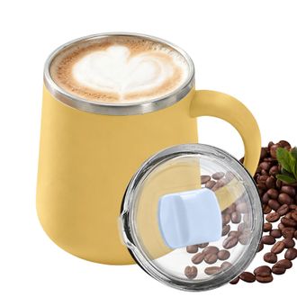 Generico Thermobecher f&uuml;r Kaffee, wiederverwendbar, auslaufsicher, 450 ml, Reisebecher f&uuml;r Kaffee und Getr&auml;nke, f&uuml;r hei&szlig;e und kalte Getr&auml;nke, Milch, Zuhause, B