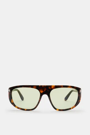 Tom Ford Herren - Sonnenbrille Edward dunkelbraun gemustert/oliv