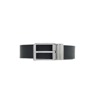 A|X Armani Exchange Hammerleder G&uuml;rtel - - Accessories - Herren - Schwarzk - ONE SIZE