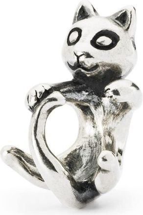 Trollbeads Fröhliches Kätzchen Silberbead