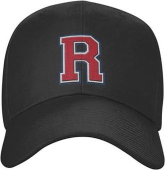 Generic Casquette de baseball tendance avec lettre R imprim&eacute;e 3D pour homme et femme - Chapeau de papa r&eacute;glable - Cadeau de sport