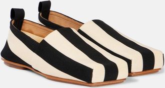 Jacquemus Chaussures slip-on Carré à rayures