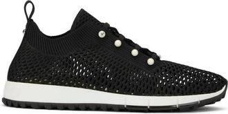 Jimmy Choo London Femme, Chaussures, Noir, Taille: 40 EU Knit Baskets with Pearl Embellishments