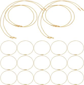 Angoily 1000 St&uuml;ck Weihnachtsdeko Haken mit Druckknopf Vorgeschnittene Schnur Karabiner Silberfarbene Aufh&auml;nger f&uuml;r Christbaumkugeln Girlanden Partydekoration