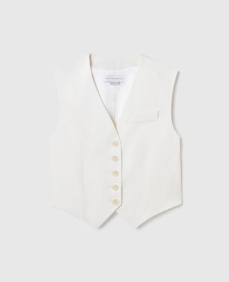 Stella McCartney Single-Breasted Waistcoat,, Size: 40