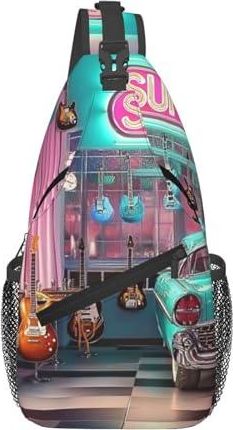 Generic Sac &agrave; bandouli&egrave;re r&eacute;tro pour homme, sac &agrave; dos de randonn&eacute;e pour homme