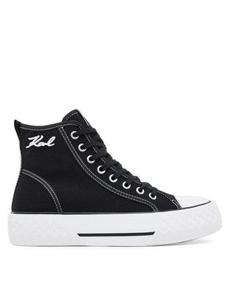 Karl Lagerfeld Sneakers aus Stoff KL60655 Schwarz