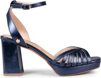 miMaO CRISTEL - Sandales à talon large et plateforme Marine EU 37