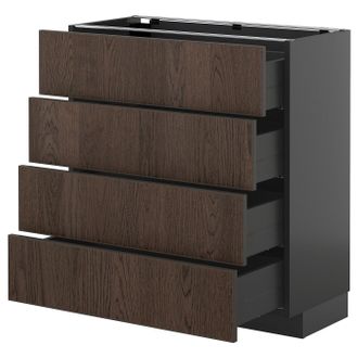 IKEA METOD / KNIVSHULT Unterschr., 4 Fronten/4 Schubladen