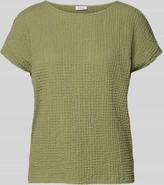 s.Oliver Red Label Relaxed Fit T-Shirt mit Strukturmuster