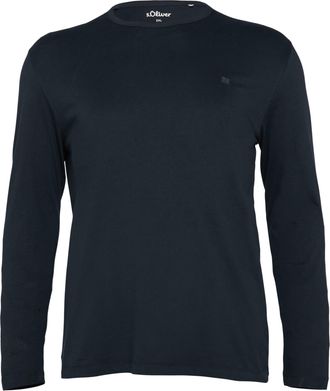 s.Oliver Langarmshirt mit Logo-Detail