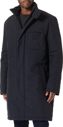 HUGO BOSS Mens Mio2311 Coat, Black1, 102