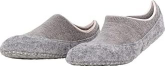 Falke Cosyshoe Invisible W Hp laine picots sur la semelle 1 paire, Chaussettes Chaussons Femme, Gris Light Grey 3400, 41/42 EU
