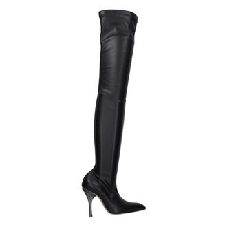 Off-white Owie04Bmat0011010 Overknee-Stiefel - - Shoes - Damen - Schwarzk - 36 EU